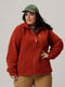 Women's Fleece Jacket Rust | Astrid Wild